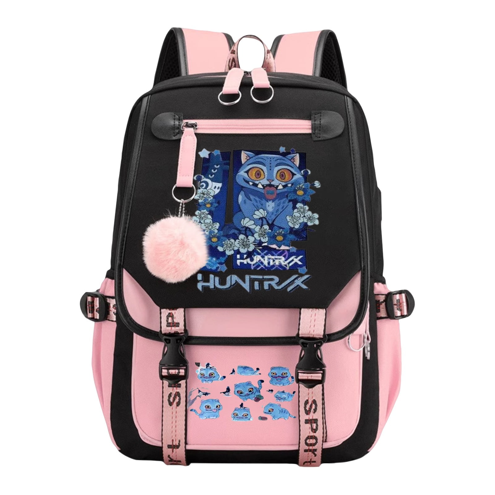 2026 New Huntrix Kpop Demon Hunters Backpack Waterproof, Travel Laptop Backpacks School Bag ...