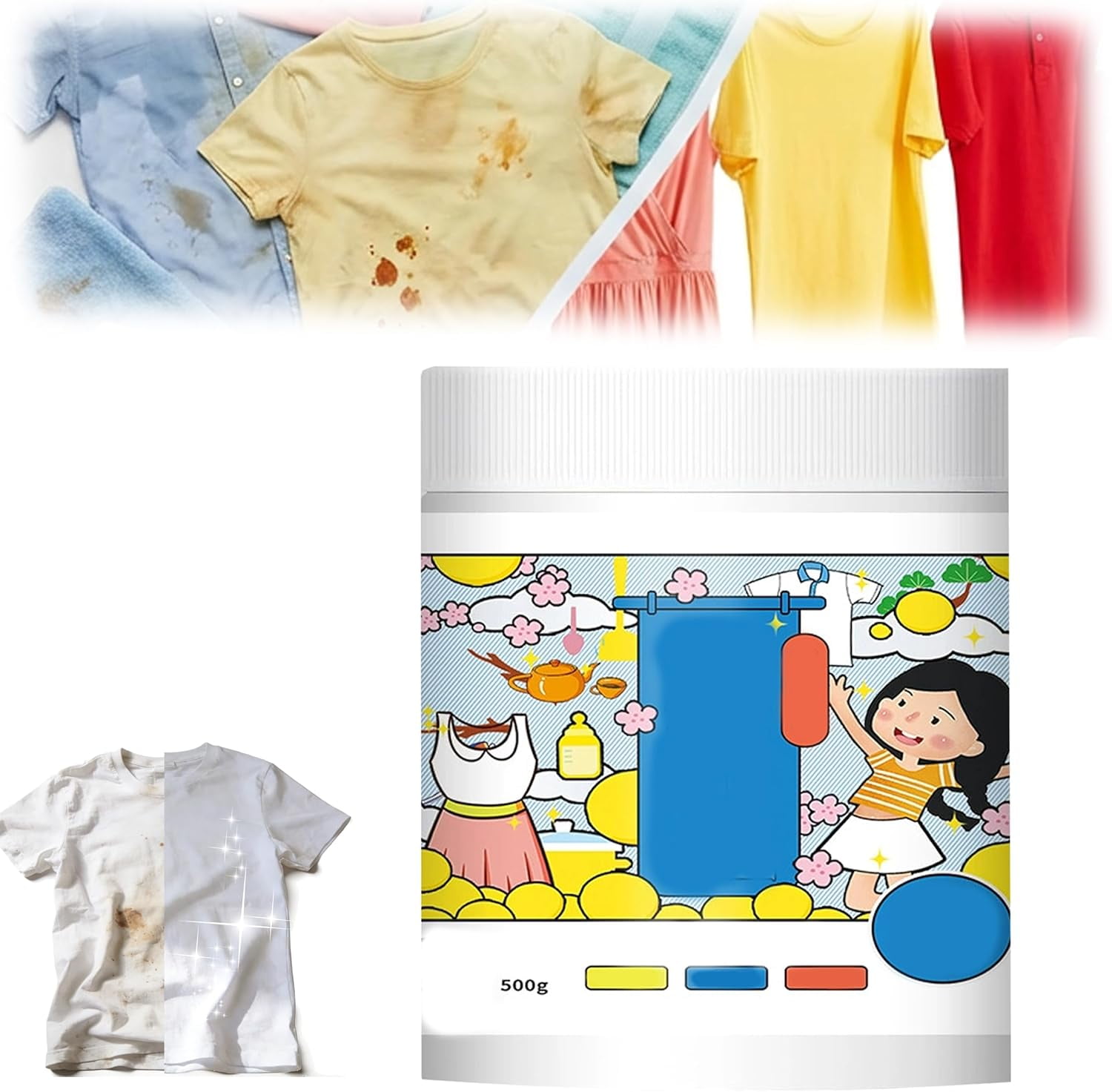 2026 New Hyper Concentrated Stain Remover Powder | Oxygen Laundry ...