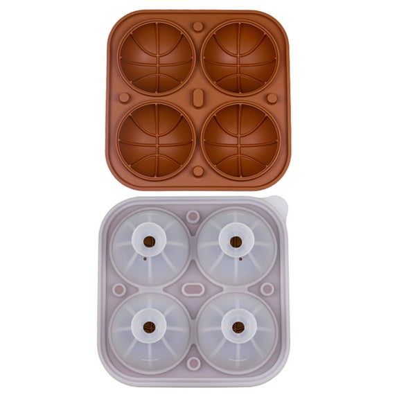 2026 New Ice Cube Maker Tray with Lid 4 Grid Food Grade Ice Lattice ...