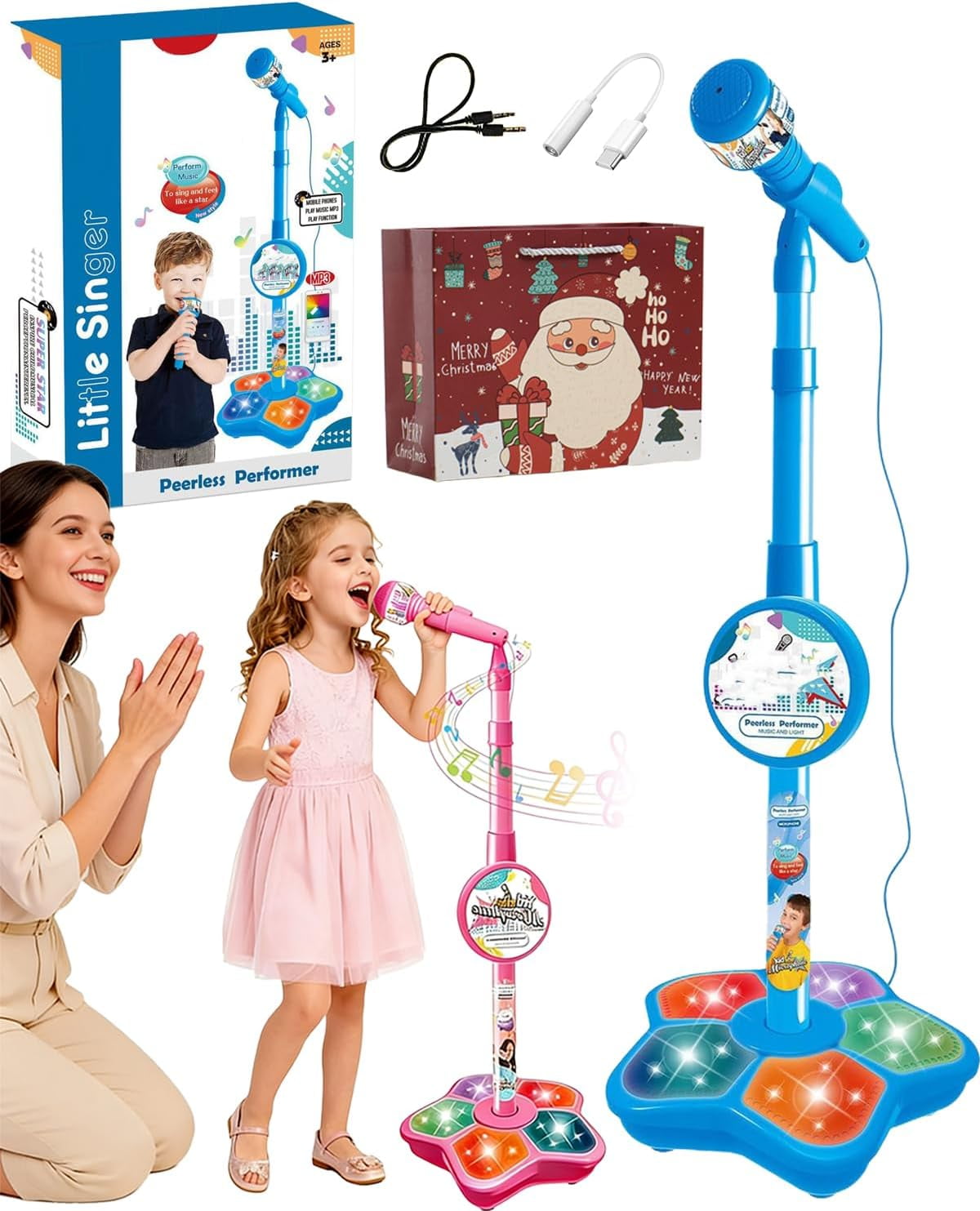 2026 New Star Microphone, Microphone with Stand, 5-in-1 Star ...