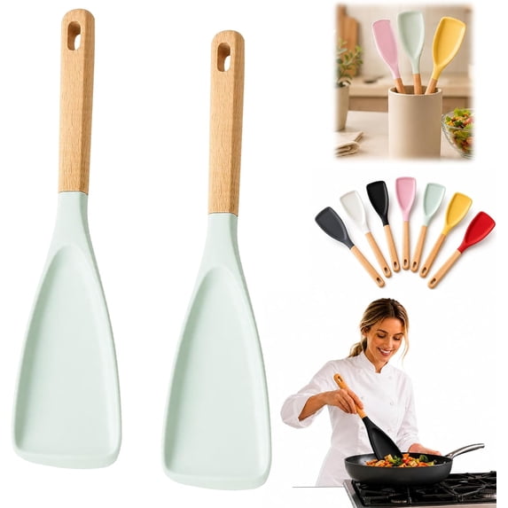 2026 New Kitchen Spatula Spoon for Nonstick Cookware & Baking, for Home ...