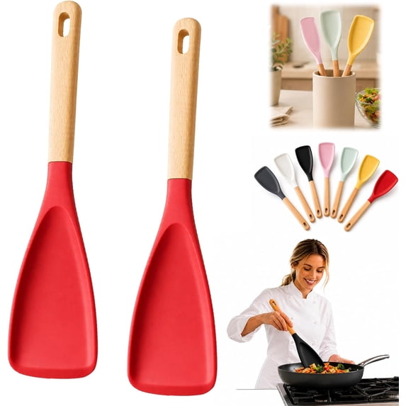 2026 New Kitchen Spatula Spoon for Nonstick Cookware & Baking, for Home ...