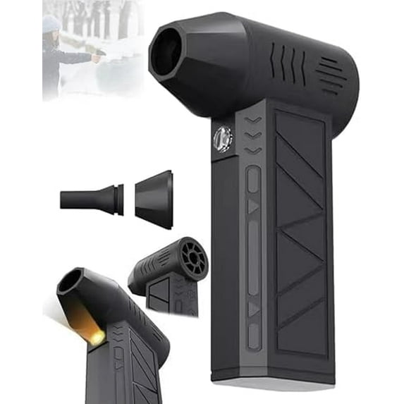 2026 New LED Turbo Blower, 3-Speed 130,000 RPM Handheld Snow Blower ...