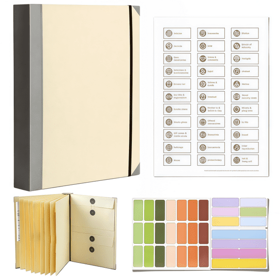 2026 New The Life Book Document Organizer - Binder for Important ...