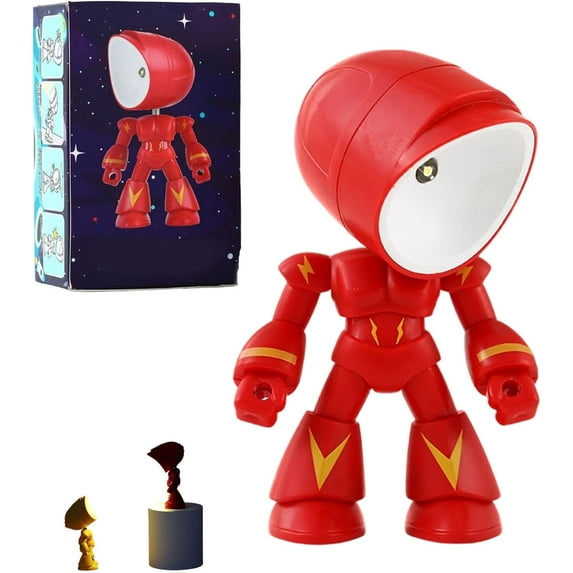 2026 New Lonely Robot Cartoon Cute Robot Design Companion Table Light ...