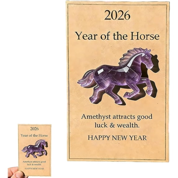 2026 New Lucky Crystal Horse — A Symbol Of Strength & New Beginnings ...