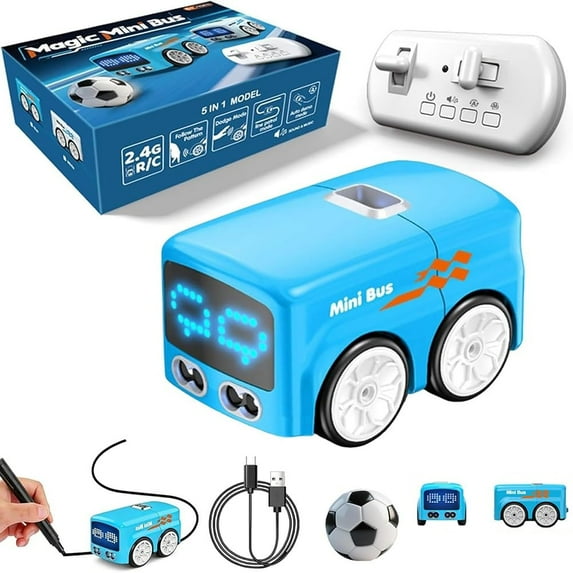 2026 New Magic Mini RC Bus - Upgraded Gesture & Remote Control Smart ...