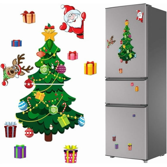 2026 New Magnetic Christmas Tree for Refrigerator Decorations ...