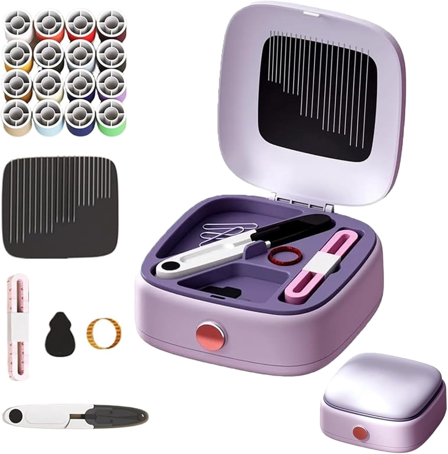 2026 New Magnetic Sewing Kit for Adults and Beginners, Portable Big Eye ...
