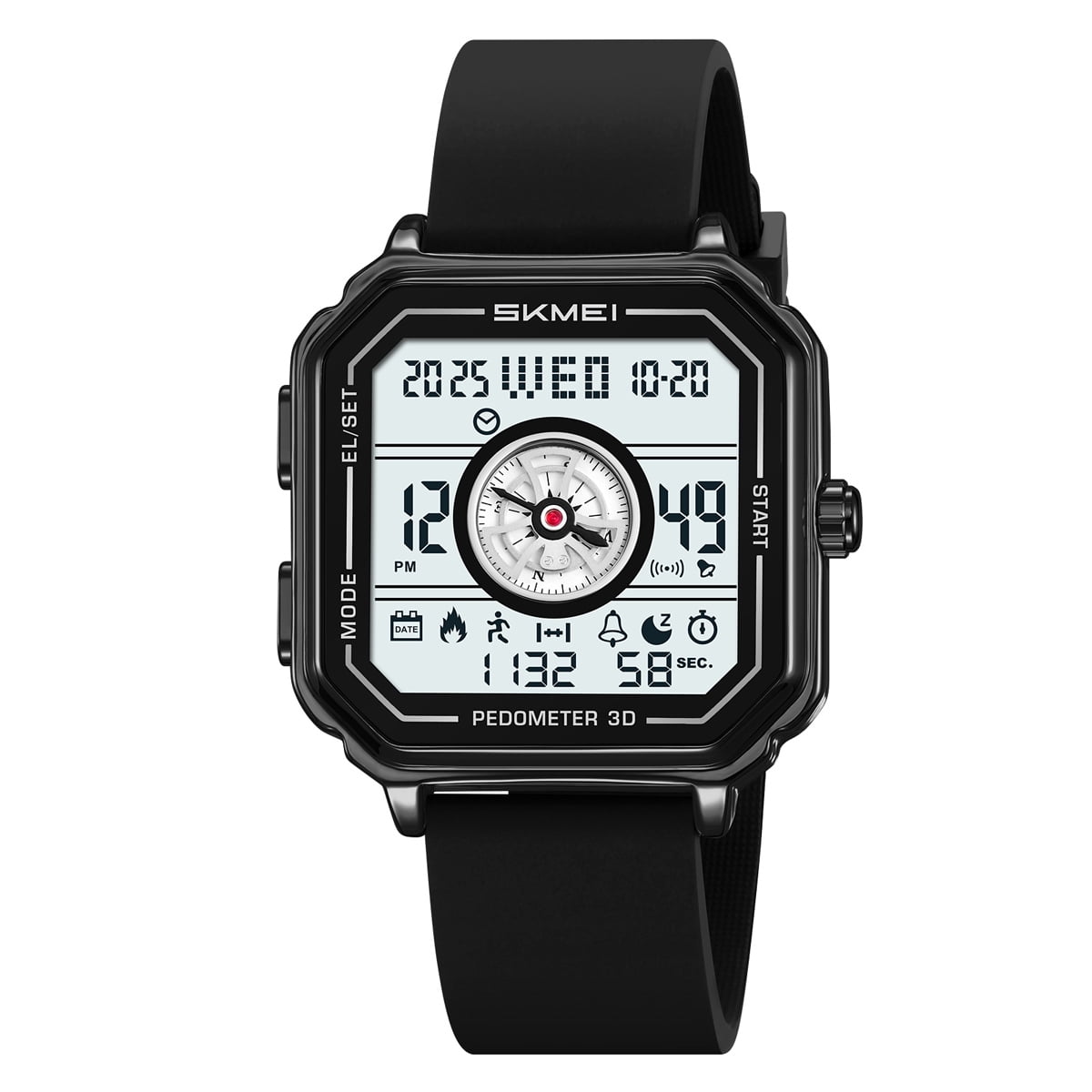 2026 New Men's Digital Watch with EL Backlight Business Sports Military ...