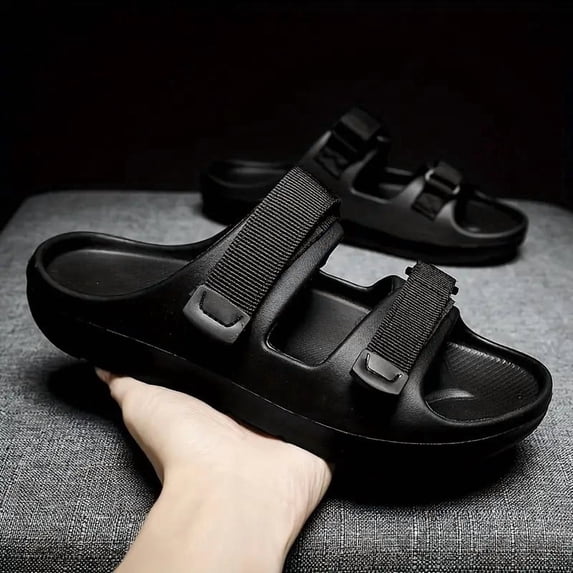 2026 New Men's Heavy-Duty Non-Slip Sandals- Adjustable Buckle& Slip-On ...