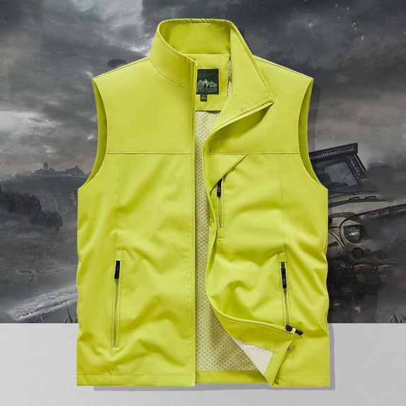 2026 New Mens Vest Casual Lightweight Vests Summer Sleeveless Jackets ...