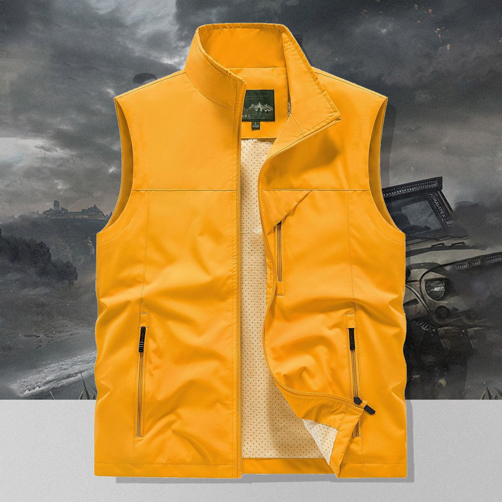 2026 New Mens Vest Casual Lightweight Vests Summer Sleeveless Jackets ...