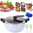 2026 New Micro Pressure Cooker 8L/8.45Qt – Multi-Function Non-Stick ...