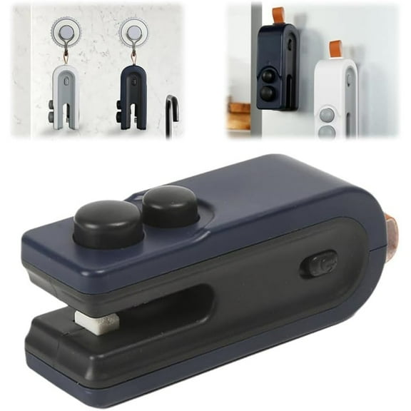 2Pcs Mini Bag Sealer, 2026 New 2 in 1 Sealer with Cutter and Magnet ...