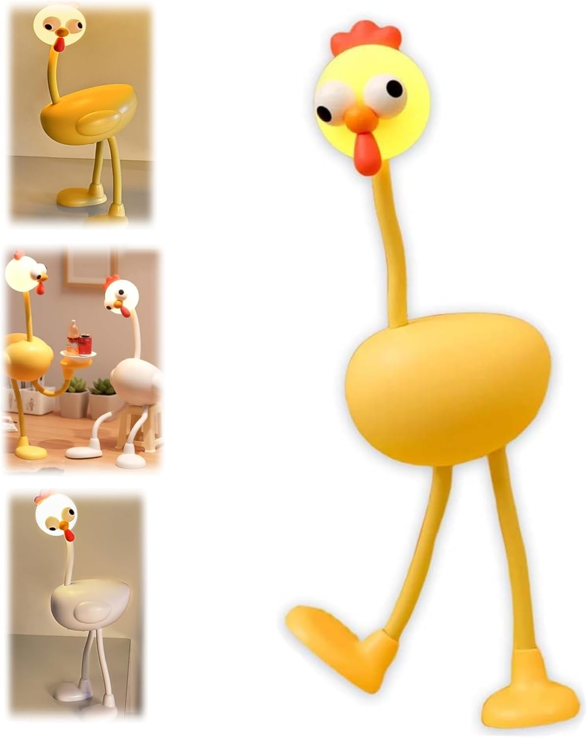 2026 New Mini Chicken Night Lights, Changeable Shape Funny Night Light ...