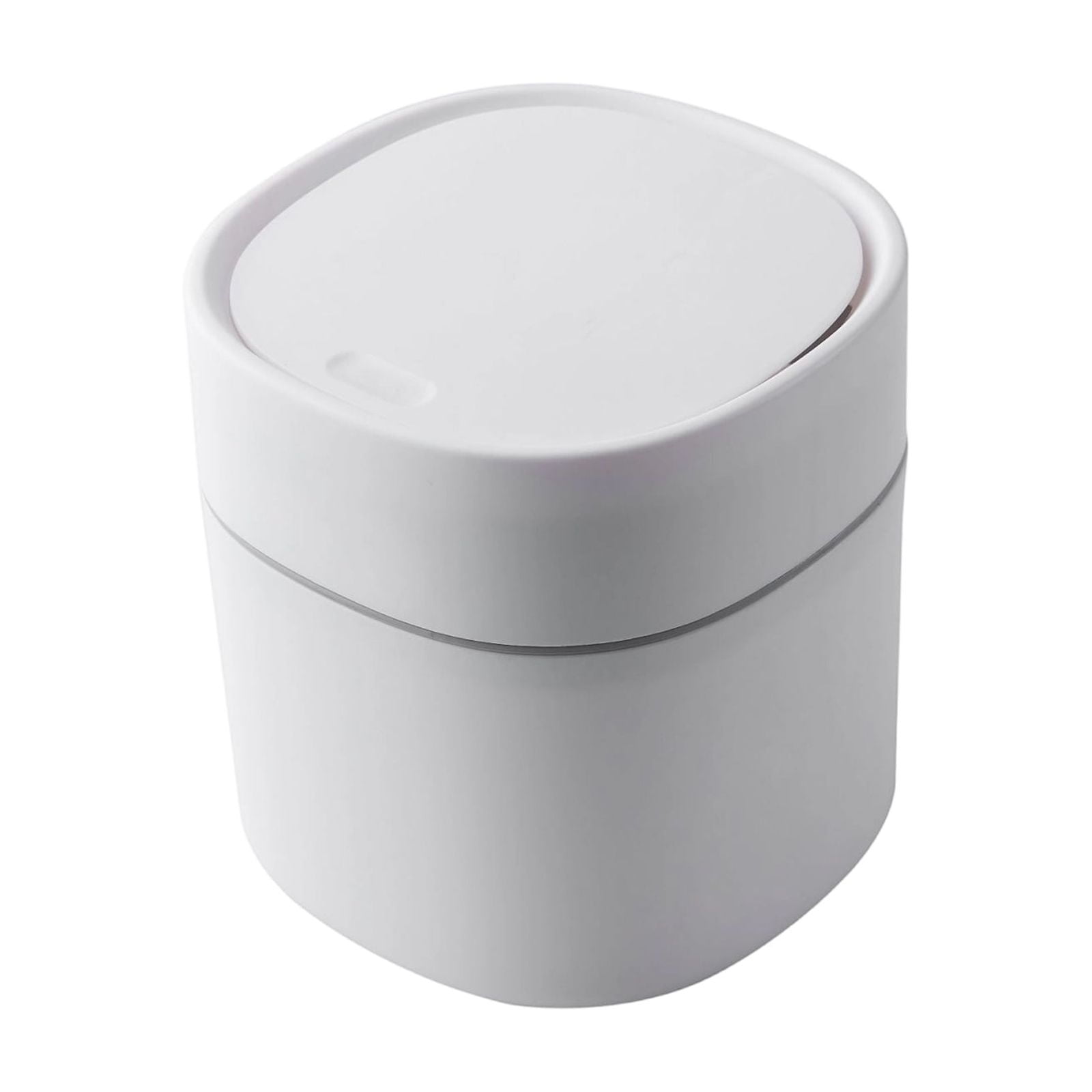 2026 New Mini Desktop Flip-Top Can, Covered Small Waste Bin for Home ...
