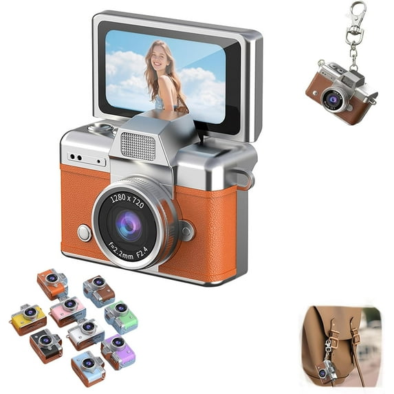 2026 New Mini Digital Camera with 1.47 in Flip LCD Screen,1080P ...