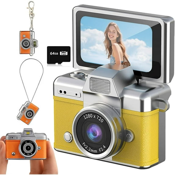 2026 New Mini Digital Camera with 1.47 in LCD Screen 1080P, Mini ...