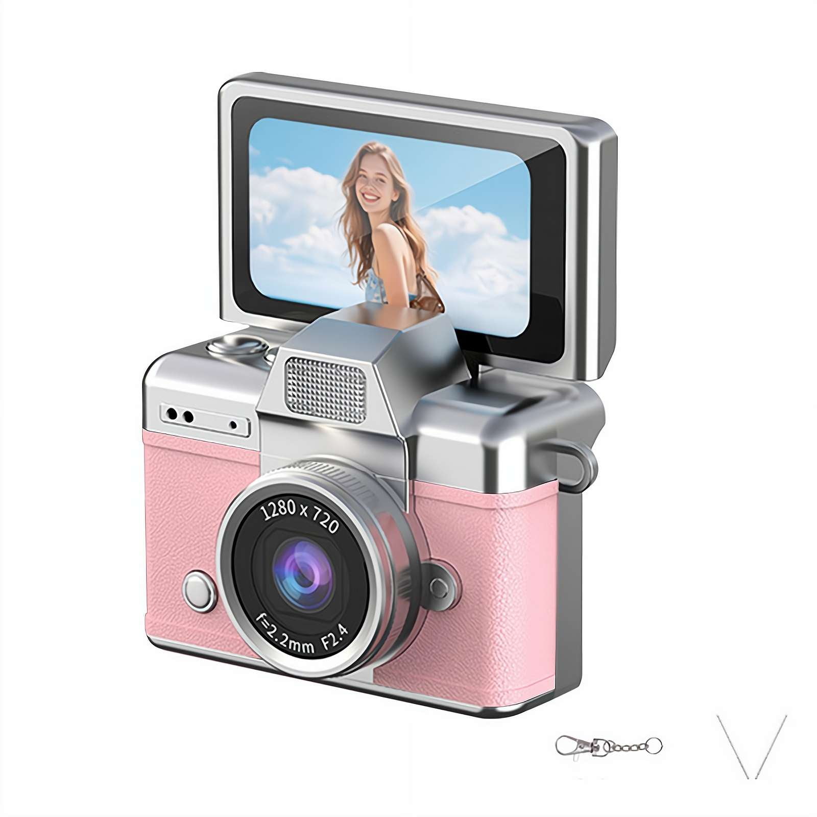 2026 New Mini Digital Camera with 1.47 in LCD Screen 720P, Built-In ...