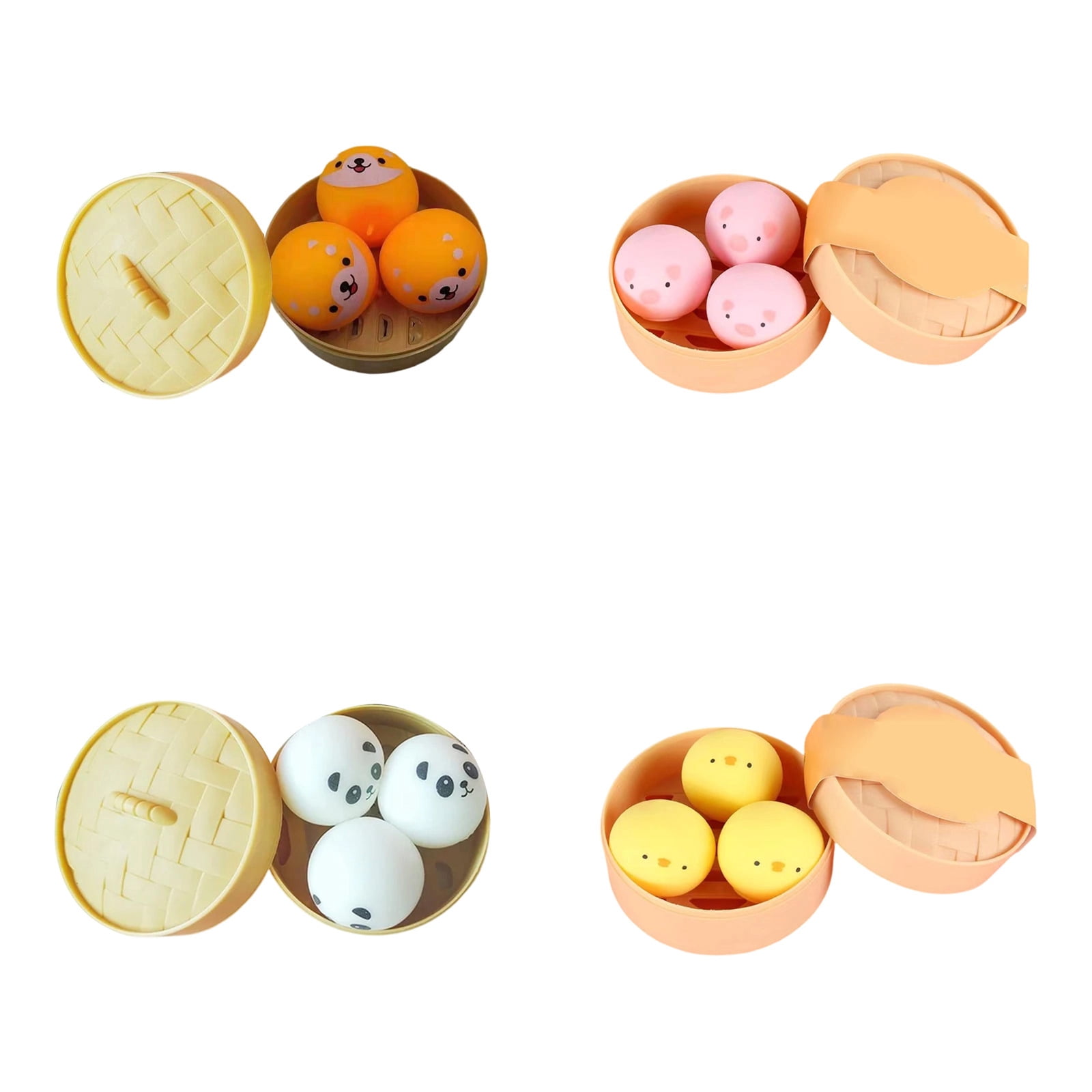 2026 New Mini Dumpling Squishy with Steamer Box,Super Soft Mini Squishy ...
