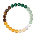 2026 New Miyuki Tila Bead Bracelet, Rainbow Colorful Elastic Stretch ...
