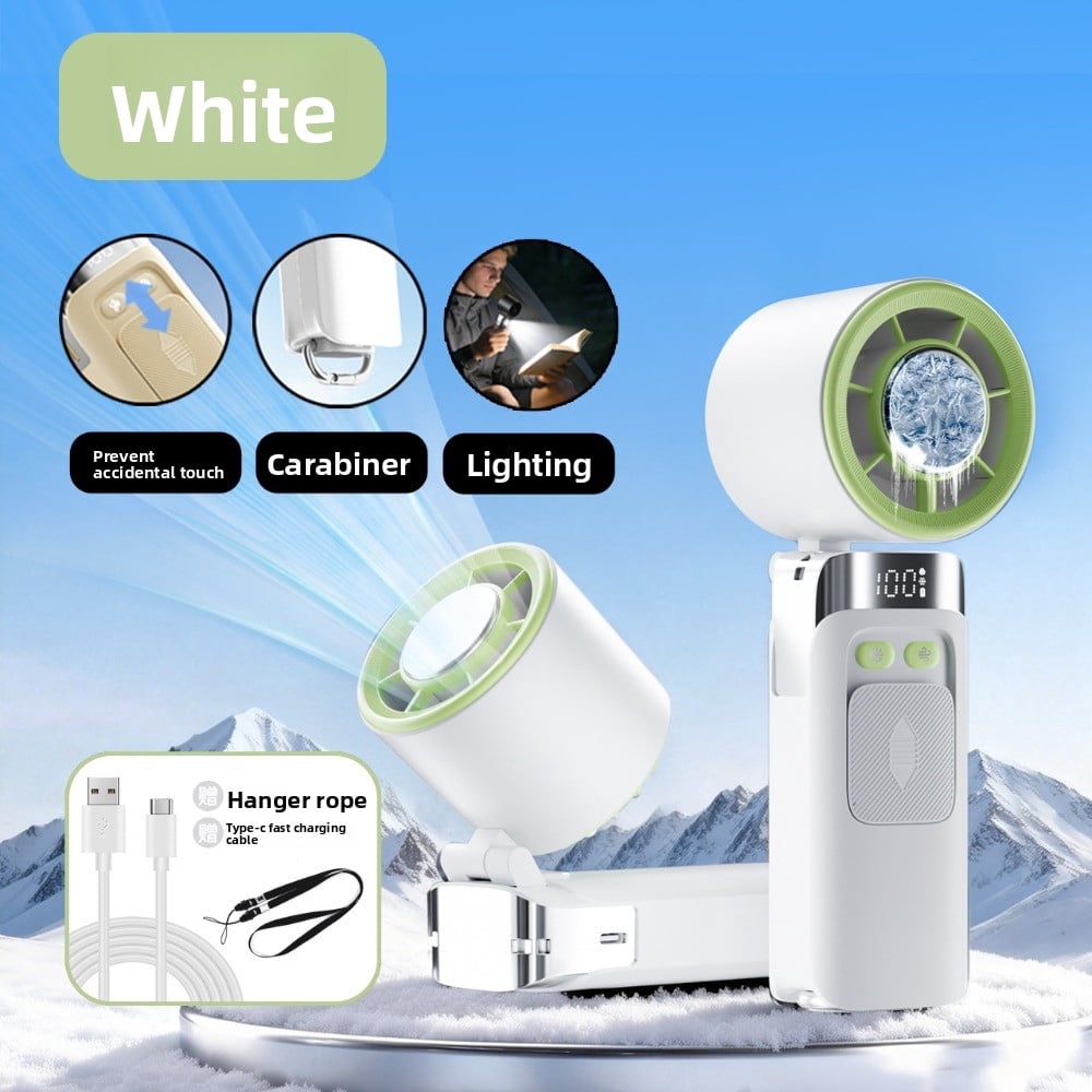 2026 New Model Semiconductor Refrigeration High-Speed Handheld Fan USB ...