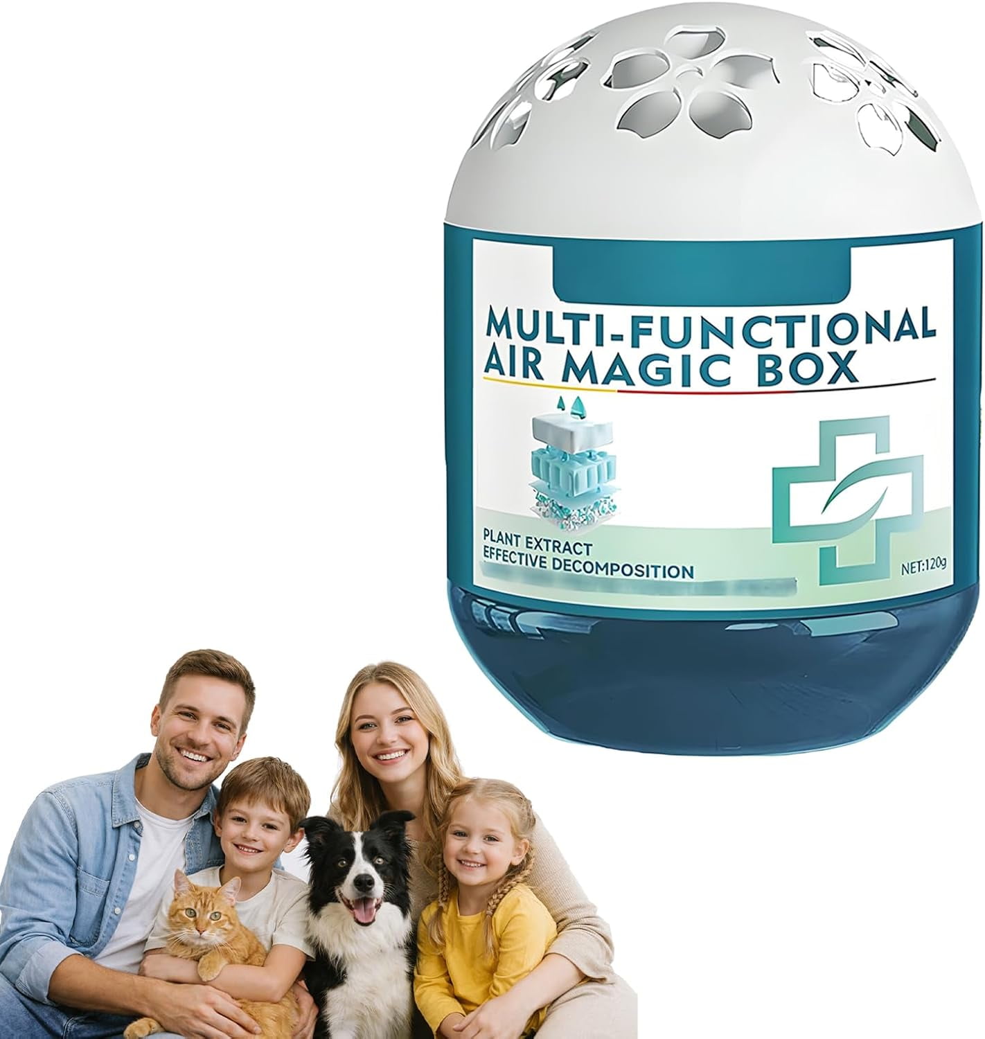 Multi Functional Air Magic Box Indoor Dust Removal Natural Plant-Based ...