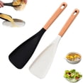 2026 New Multifunctional Silicone Spatula Spoon, Wooden Handle Heat ...