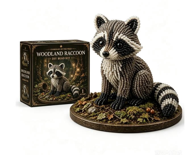 2026 New Mythical Guardian 3D Beaded Animal Kit, Diy Animal Beading ...