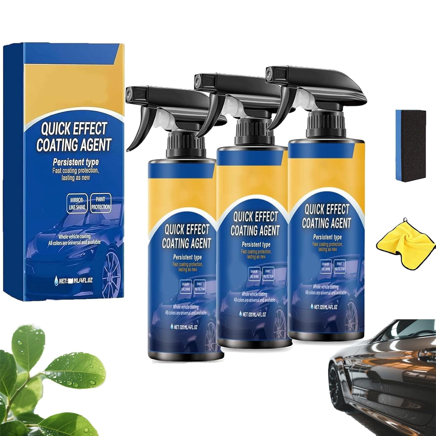 2026 New Nano Quick Coat Restore, Quick Effect Coating Agent Car Spray ...