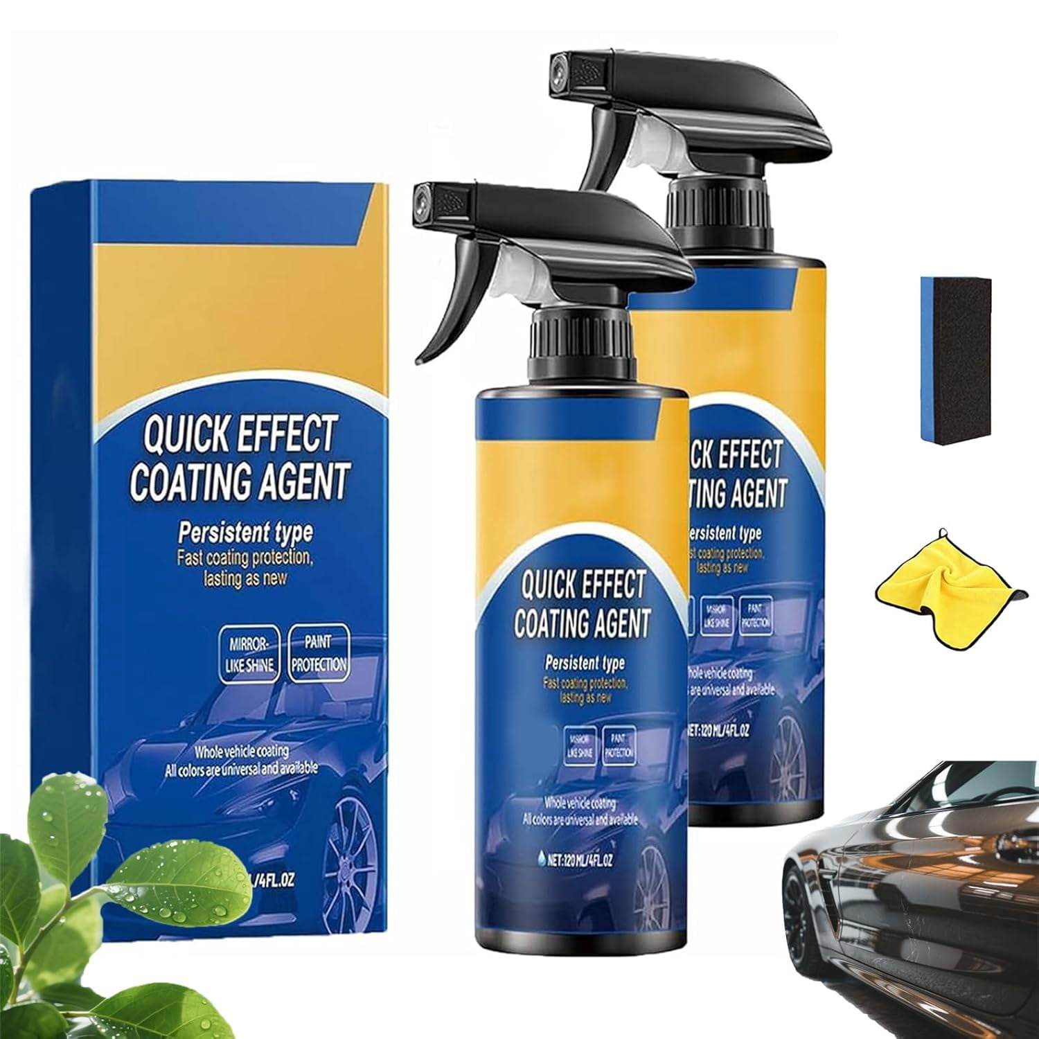 2026 New Nano Quick Coat Restore, Quick Effect Coating Agent Car Spray ...