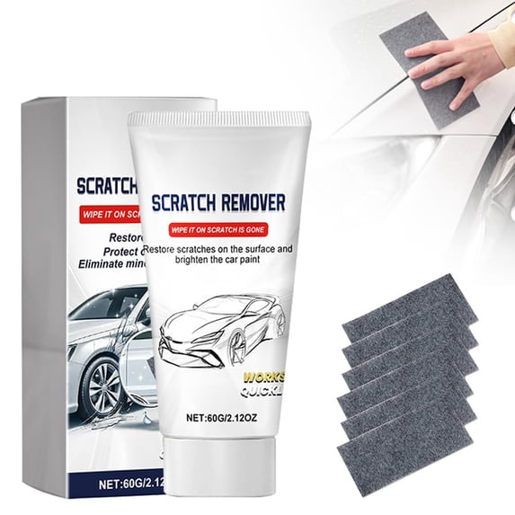 2026 New Nano Sparkle Cloth Car Scratch Remover, Car Paint Scratch ...