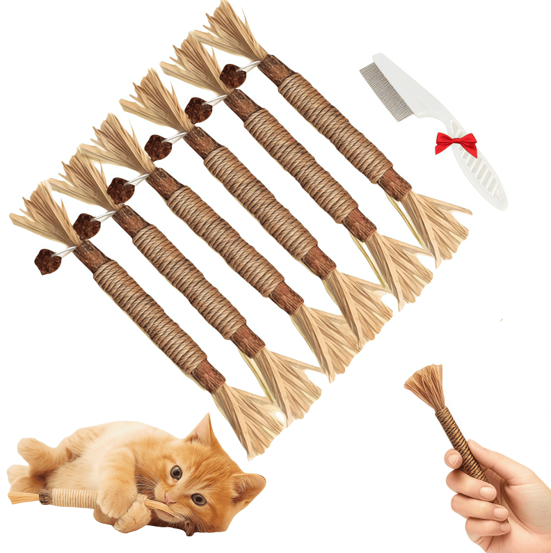 2026 New Natural Silvervine Dental Sticks for Cats – Natural Cat Chew ...