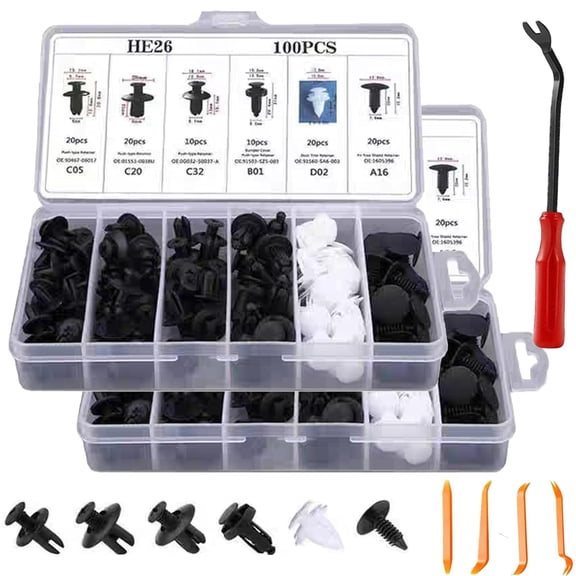 Auto & Tires Plastic Clip Remover Tools for Car Interior and Trim
