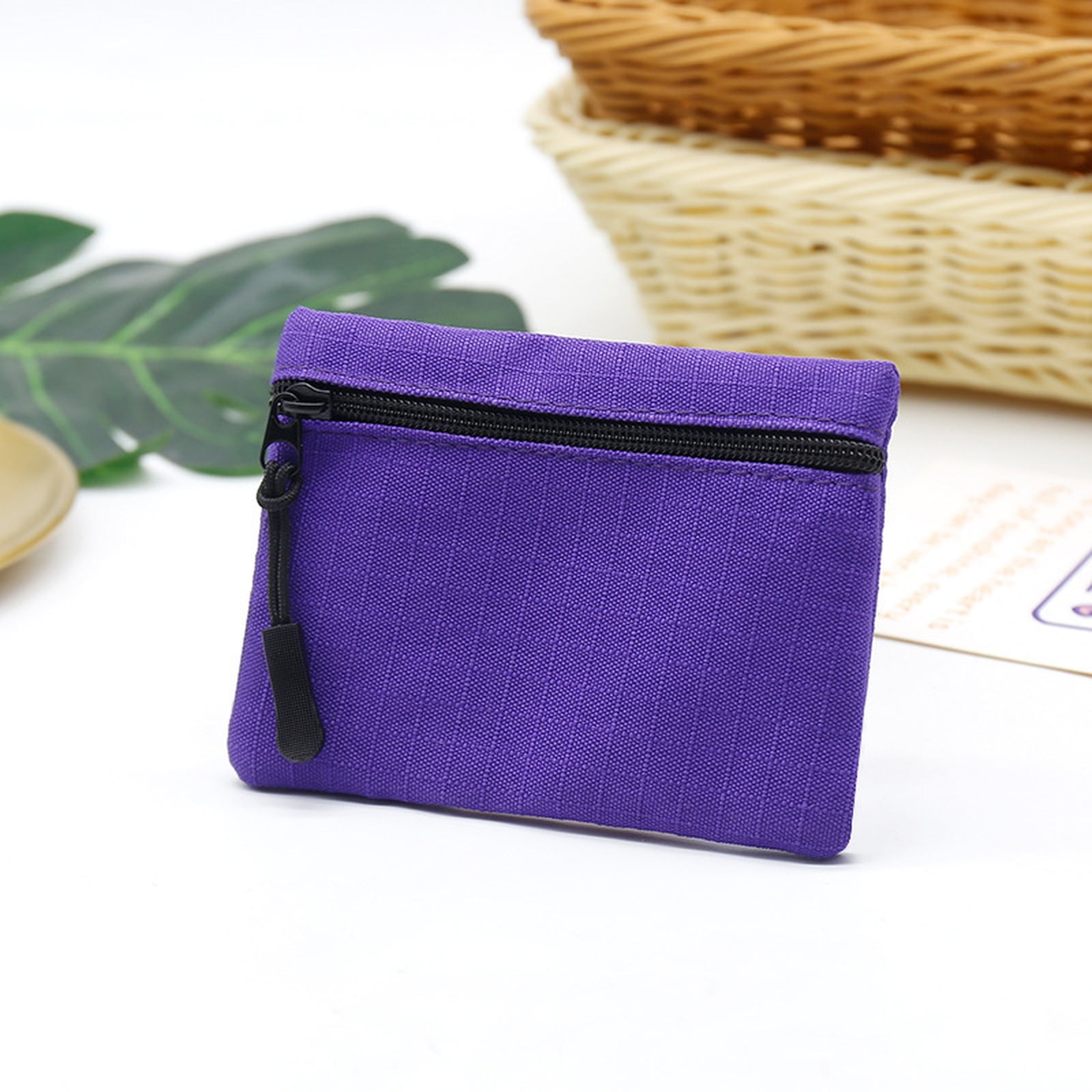 2026 New Oxford Cloth Coin Purse Card Holder - Mini Zipper Pouch for ...