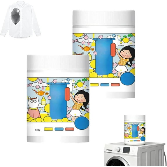 2026 New Oxygen Laundry Detergent Powder, 500g Hyper Concentrated Stain ...