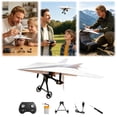2026 New Paper Airplane Power RC Conversion Kit, Lightweight Fixed Wing ...