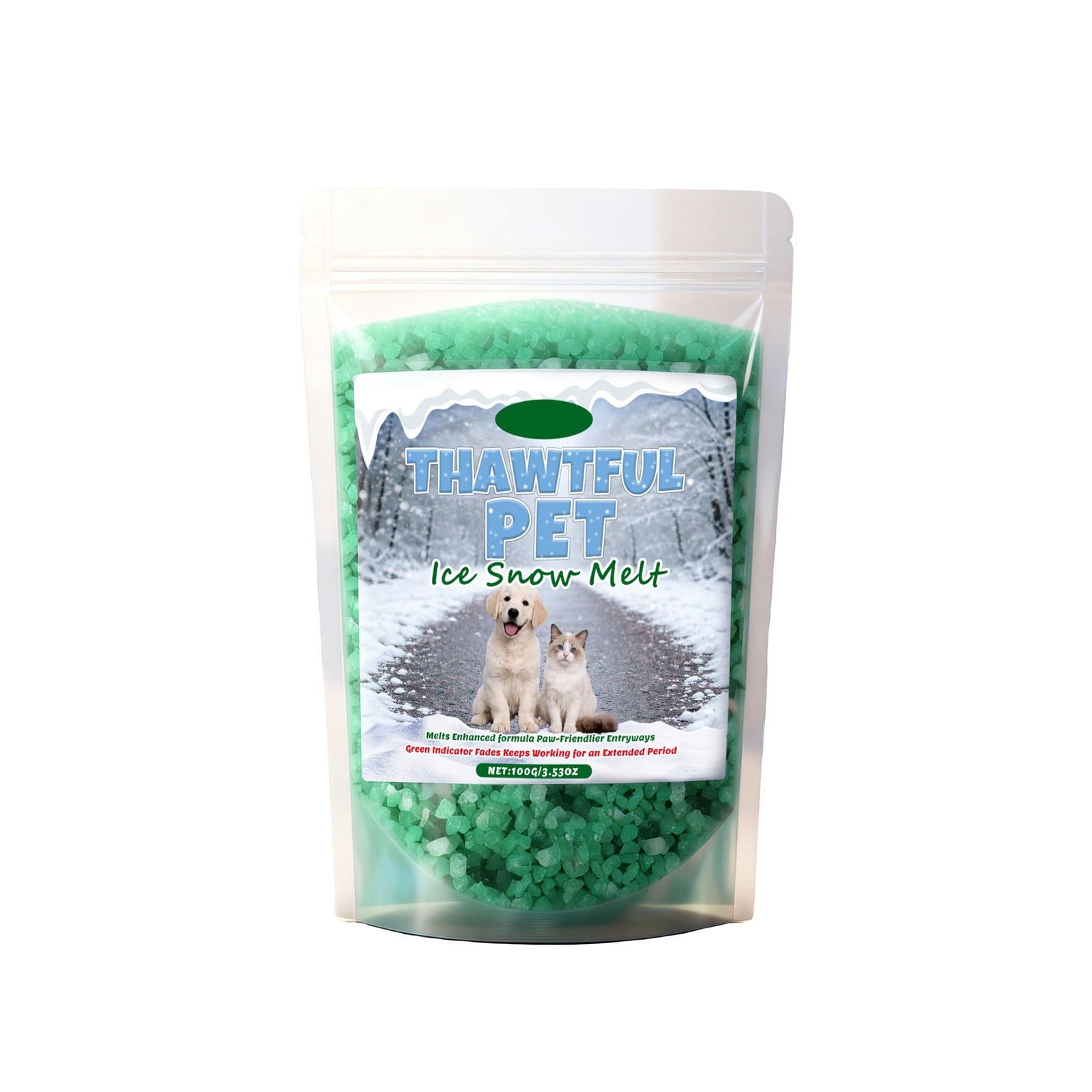 2026 New Pet Friendly Ice Melt Icemelt Safer for Concrete & Pet 100G ...