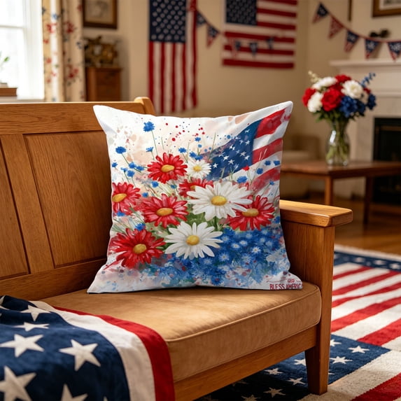 2026 New Pillows & Case Pillowcases Independence Day Decorations Regret ...