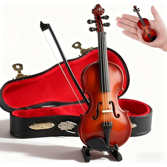 2026 New Playable Tiny Violin Figurine, The Worlds Smallest Miniature ...