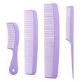 2026 New Premium Lavender Fine Tail Dresser Comb Kit, 4Pcs Pro Hair ...