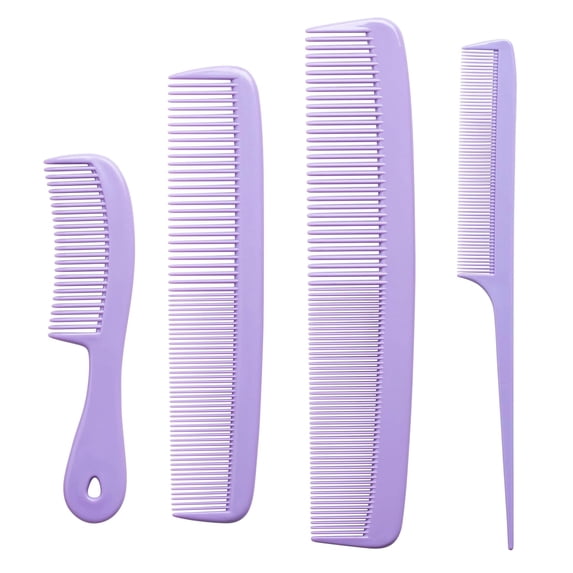 2026 New Premium Lavender Fine Tail Dresser Comb Kit, 4Pcs Pro Hair ...