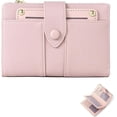 2026 New RFID Blocking Women's Leather Bifold Wallet Small Credit Card ...