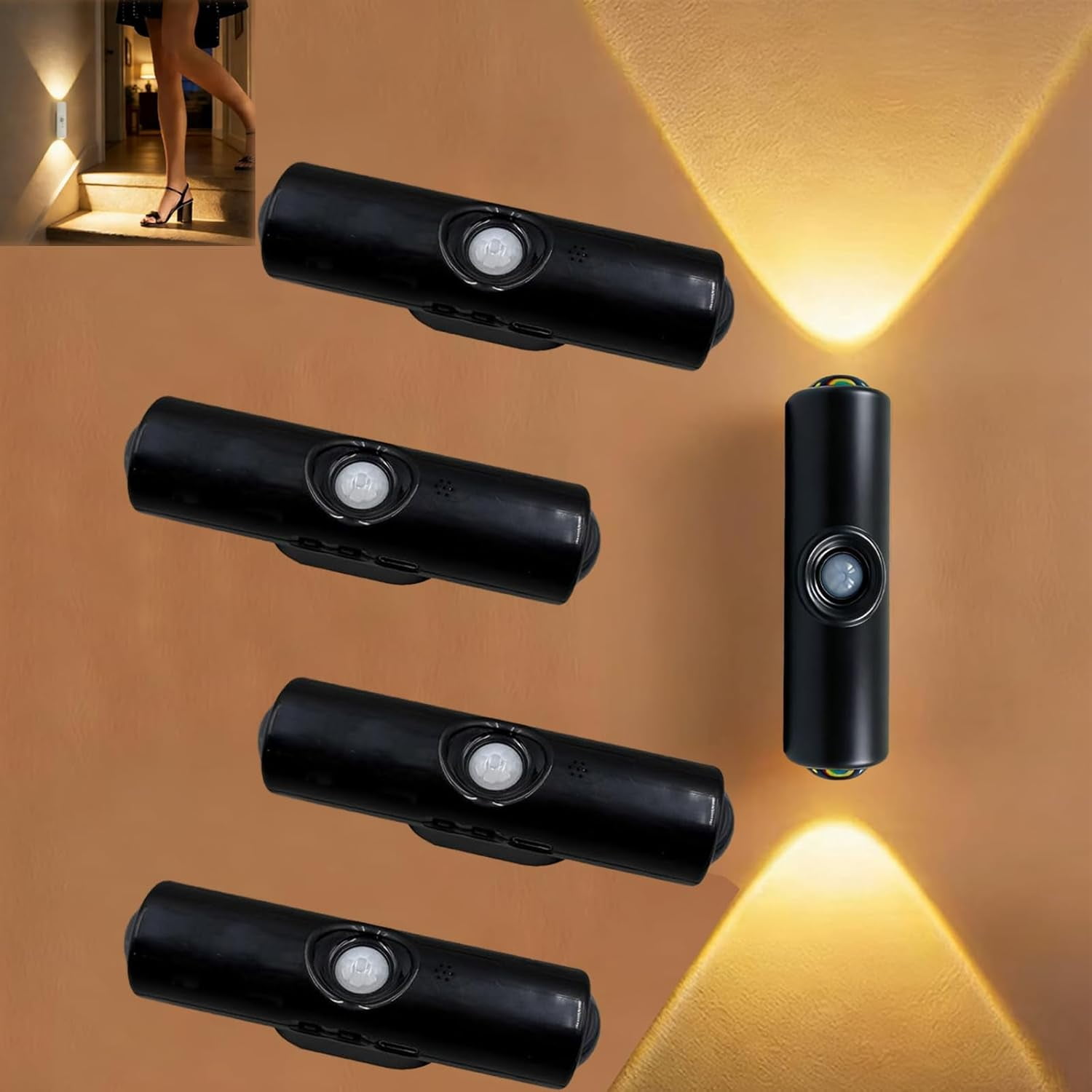 2026 New Rechargeable Smart LED Motion Sensor Ambient Light, RGB ...