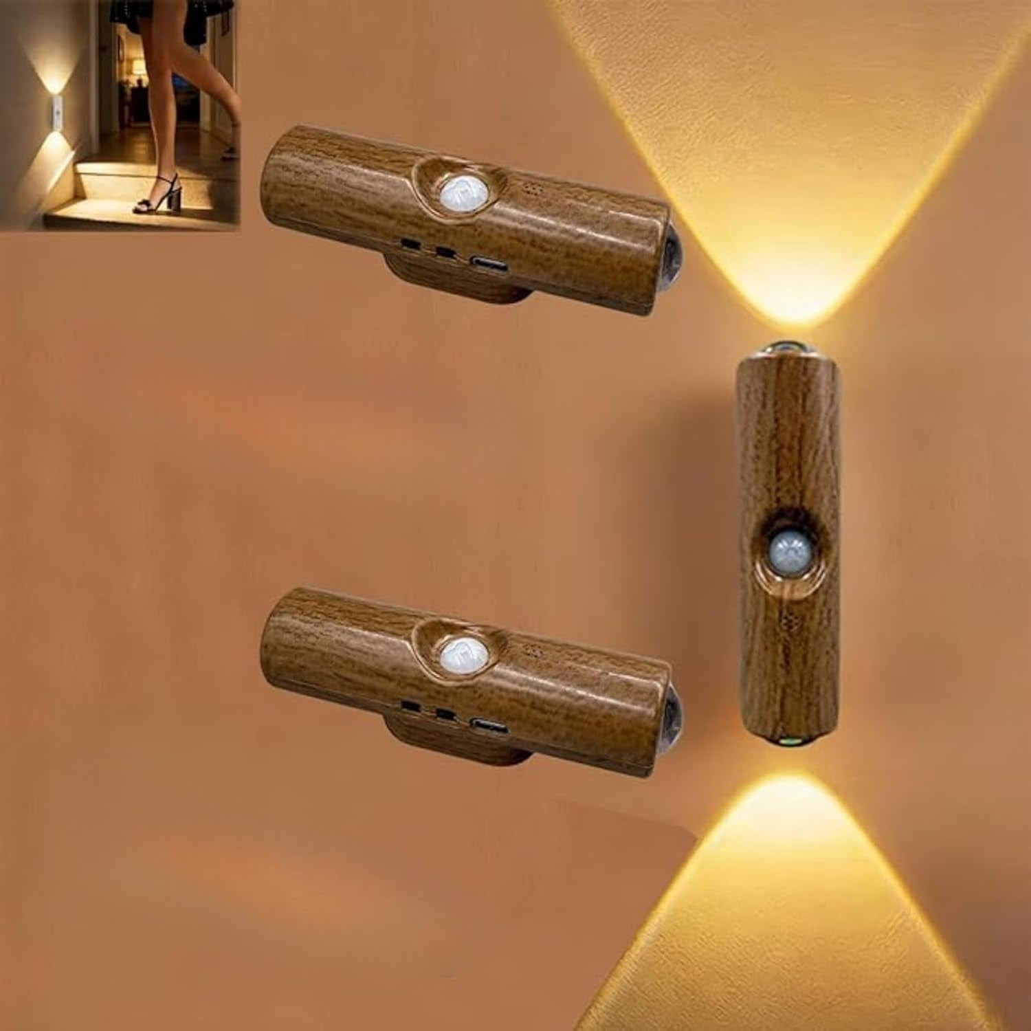 2026 New Rechargeable Smart LED Motion Sensor Ambient Light, RGB ...