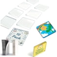 2026 New Refrigerator magnet 10 Pack 2x2in Clear Acrylic DIY Fridge ...