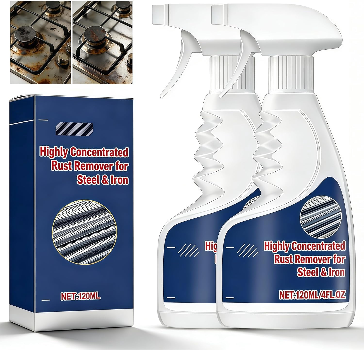 2026 New Rust Remover, Heavy-Duty Rust Remover for Metal, Highly ...