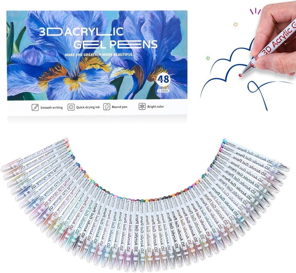 2026 New Scented Lava Gel Pen Set,Smooth Writing Stationery Kit,1.0mm Colored Gel Pens Infused ...