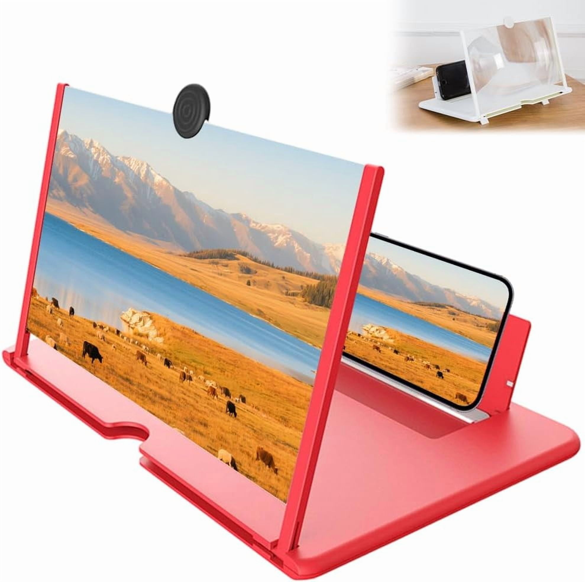 2026 New Screen Magnifier for Mobile Phones Red 12 inch - Walmart.com